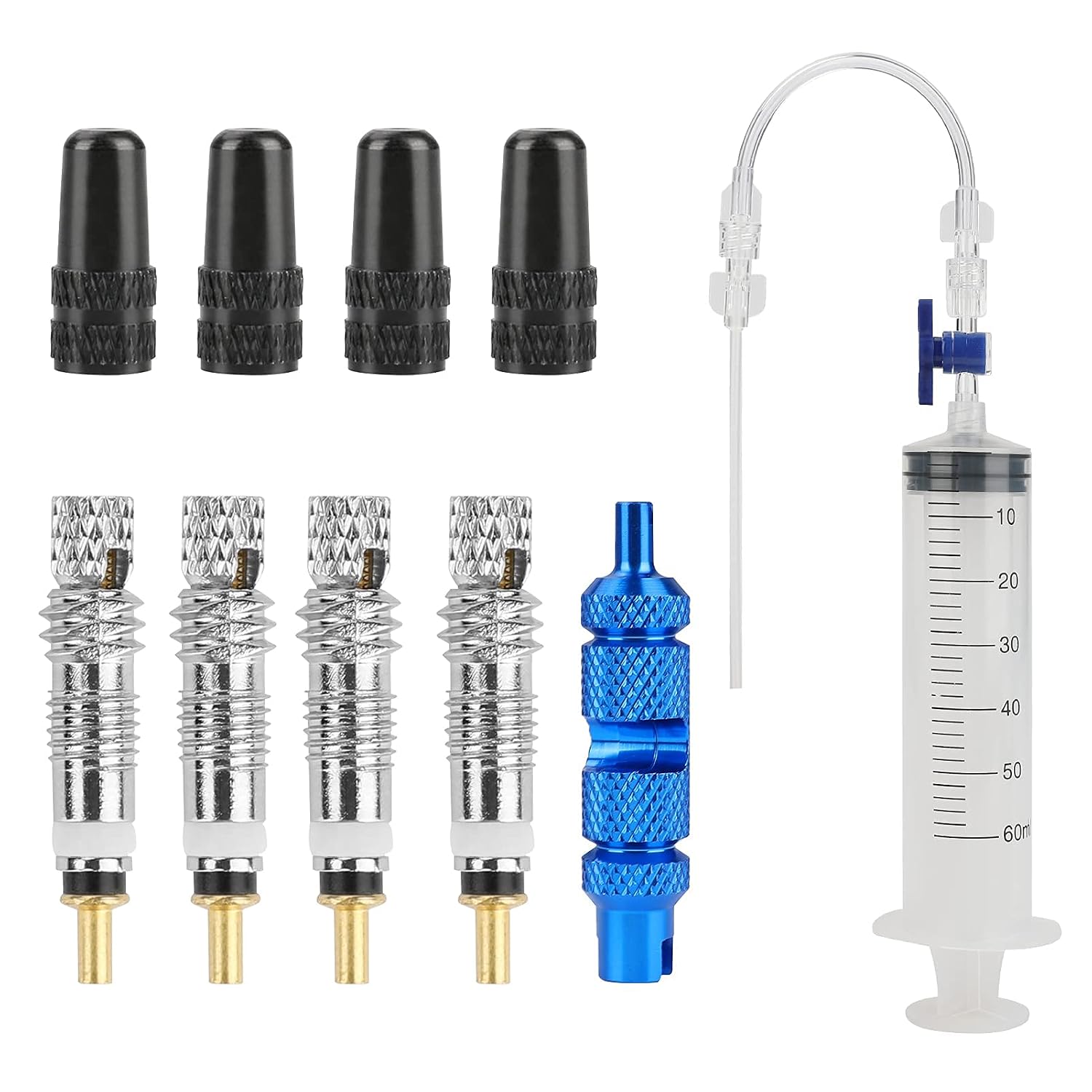 Number-one Cycling Syringe Kit Tubeless Tire Sealant Injector Syringe ...