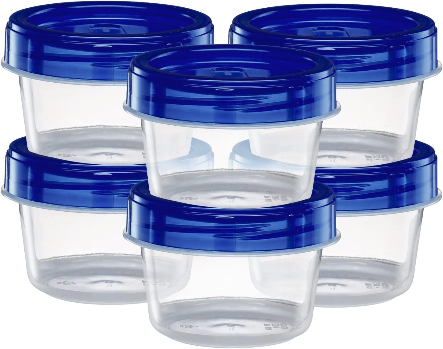 Amazon.com: [Green - 12 Pk] Airtight Deli Containers with Lids Twist Lock Top Clear Food Storage ...