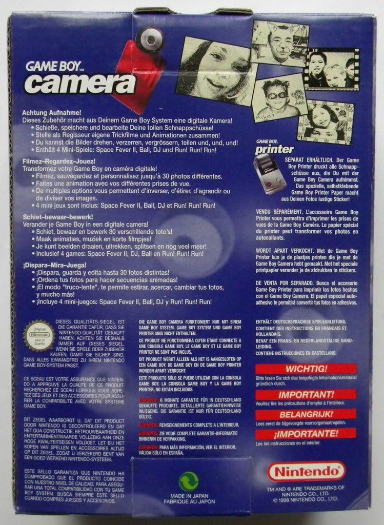 GameBoy Color - Camera / Kamera #rot MGB-006 : Amazon.ca: Video Games