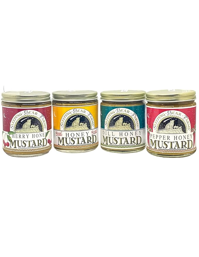 Amazon.com : Honey Mustard Gift Box Sampler with Four Flavors of ...