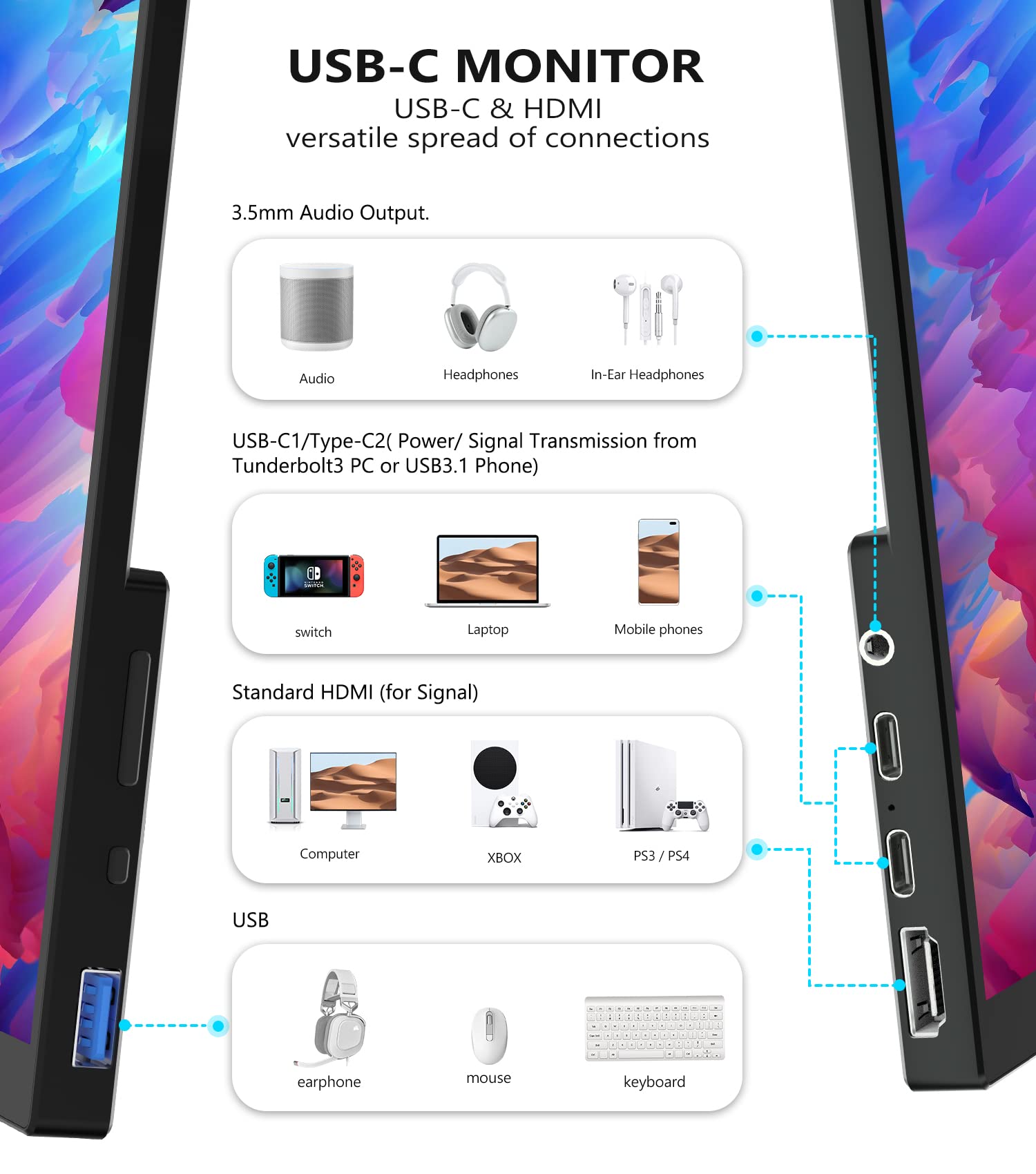 CUIUIC Portable Monitor 17.3"...B0B6H779BG | Encarguelo.com
