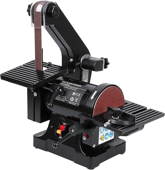 1x30 Inch Benchtop Belt Sander with 5 Inch Disc, 2.1A Motor, 2-in-1 ...