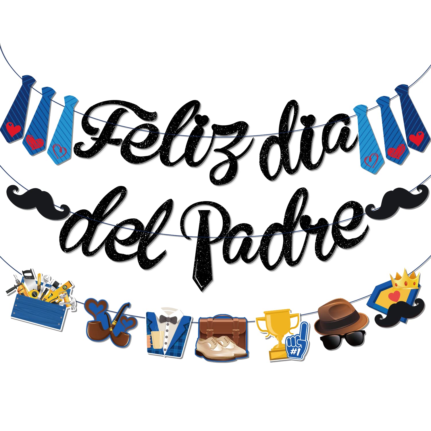 Spanish Happy Fathers Day Banner No Diy Feliz Dia Del | Desertcart Bahamas