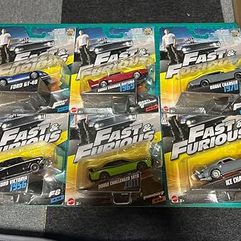 Amazon.co.jp: Fast and Furious Diecast Car, Set of 6 : Toys & Games