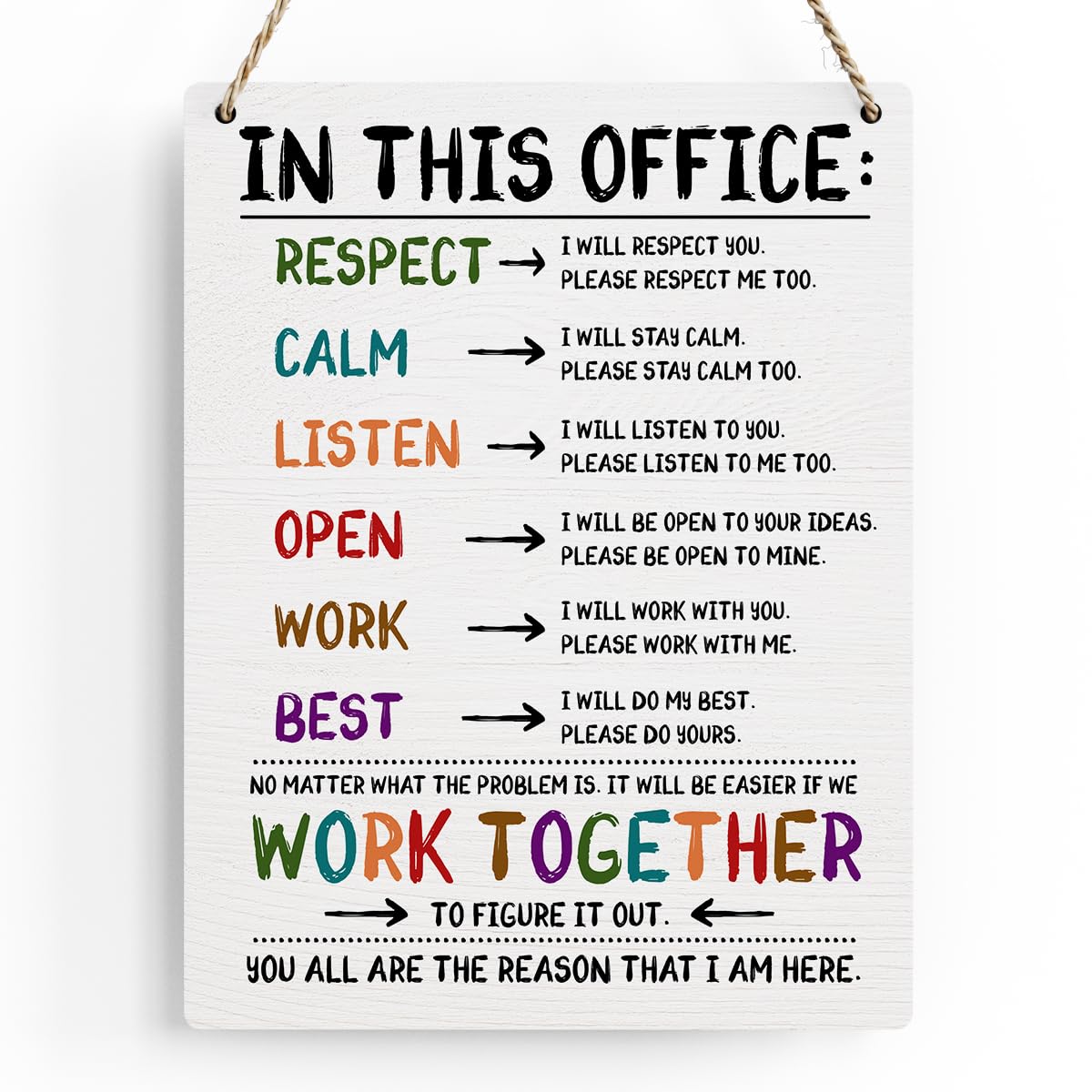 Amazon.com : Inspirational Classroom Decor In This Office I Will ...