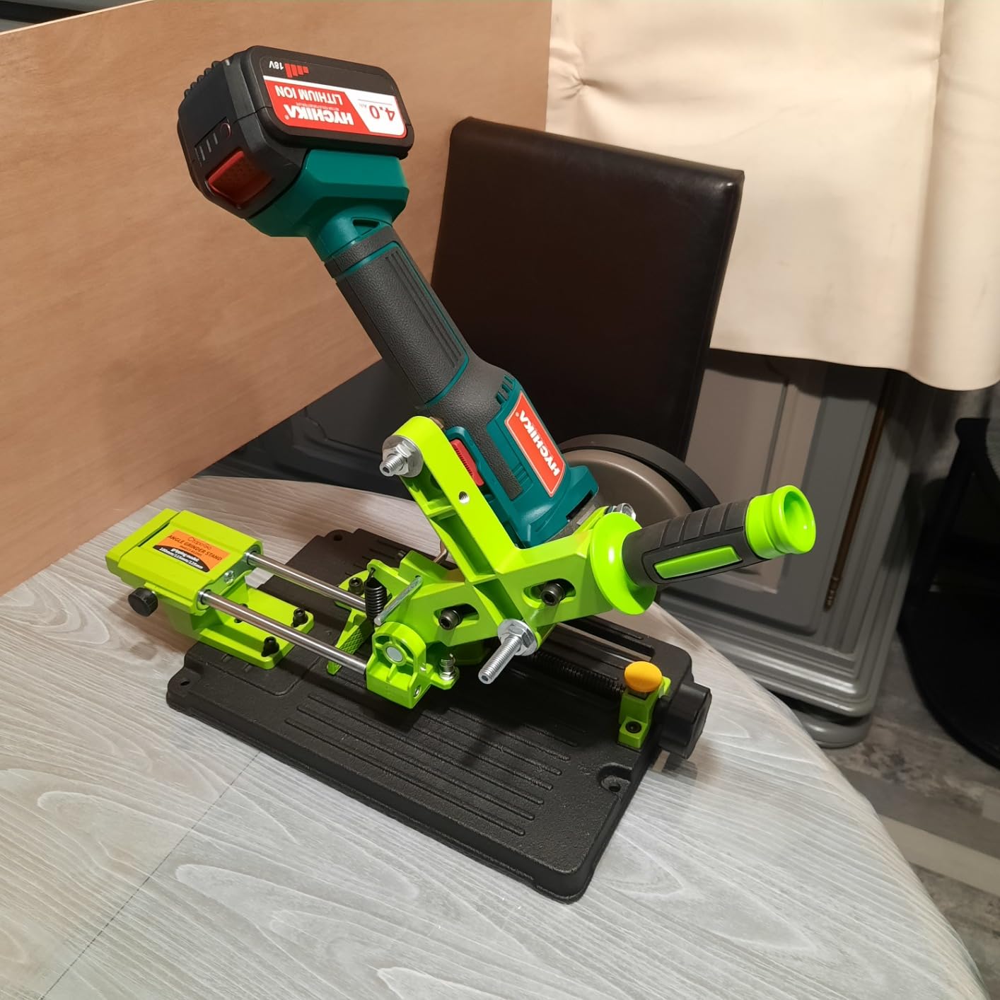 Support fixe pour meuleuse d'angle avec base en fonte améliorée ...