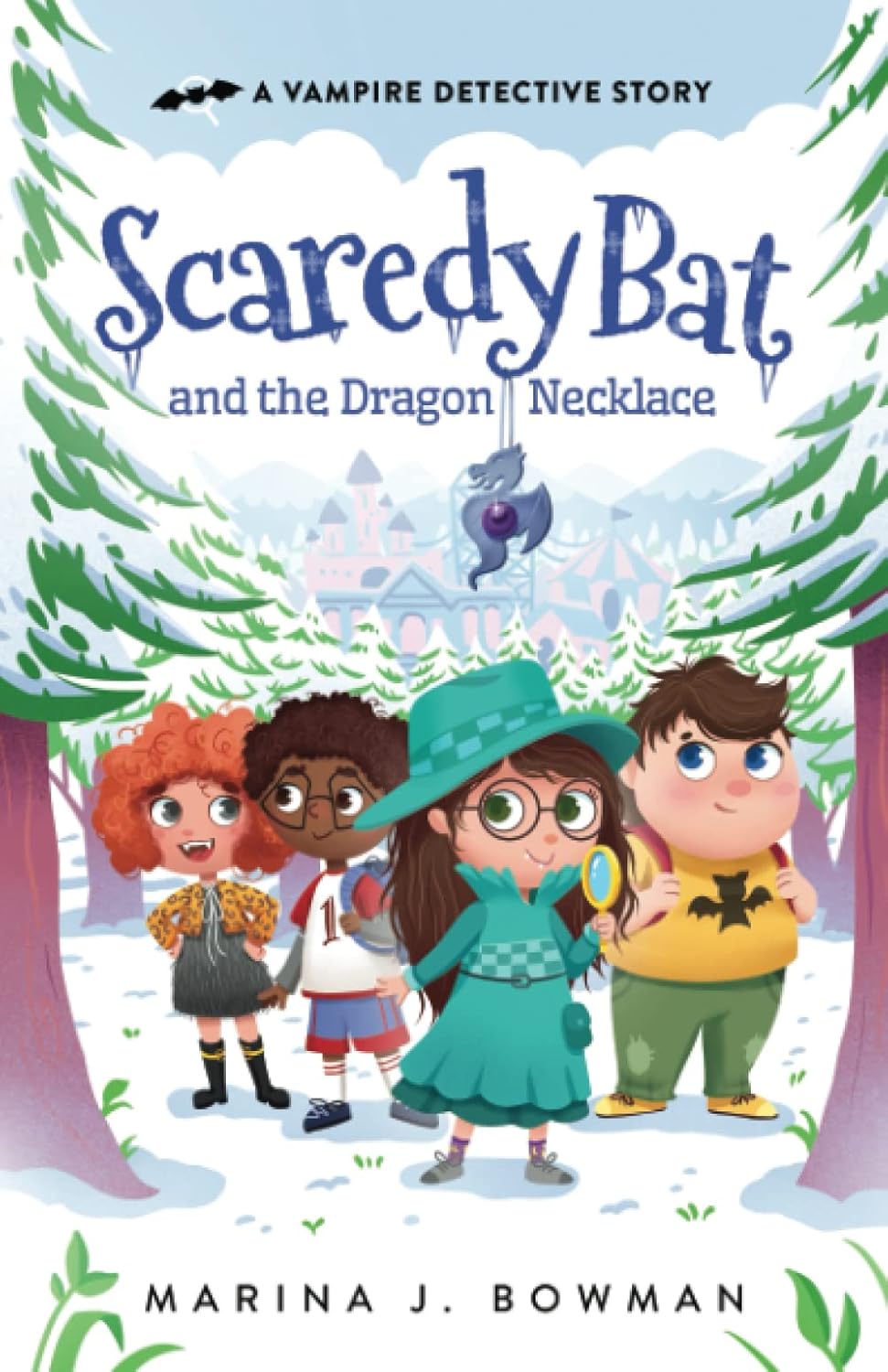 Amazon.com: Scaredy Bat and the Dragon Necklace: An Illustrated Mystery ...