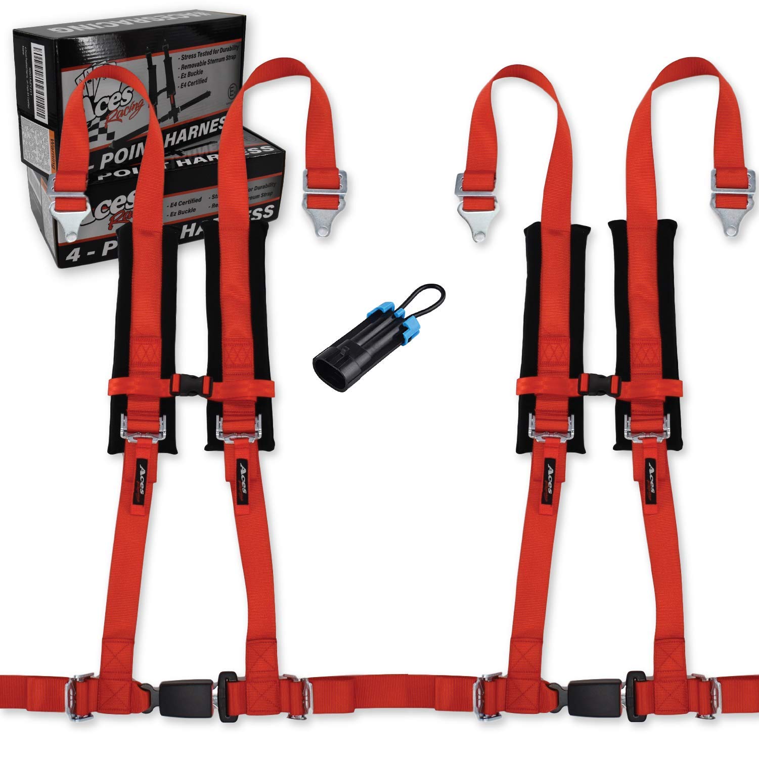 Amazon.com: AAAA Aces Racing Harness (Pair) compatible with Polaris RZR ...