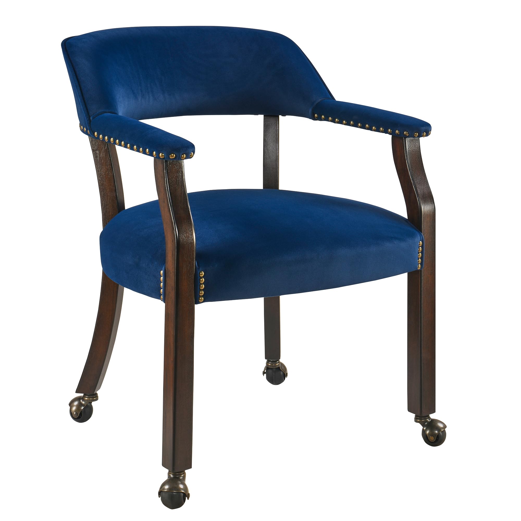 Amazon.com - LEEMTORIG Large Dining Chairs with Casters and Arms ...