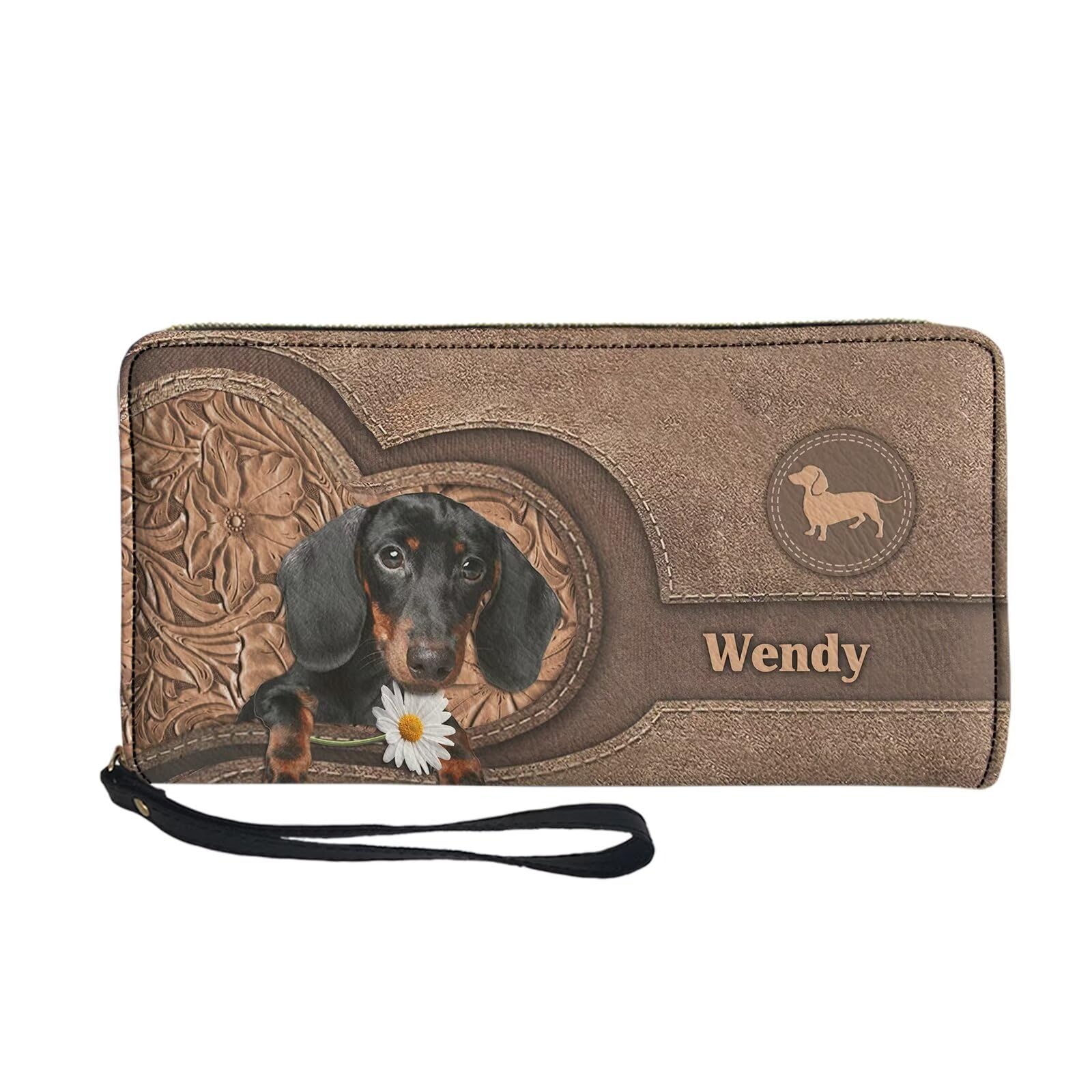 Amazon.com: Tuoxiukan Customized Wallets for Women Personalized Name ...