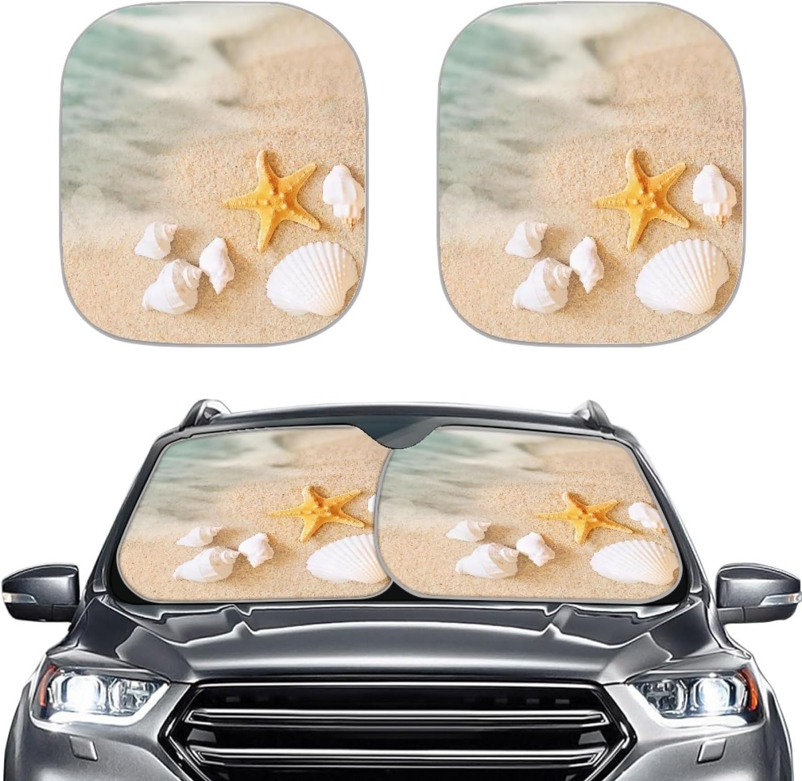 Amazon.com: MSD Car Sun Shade Windshield Universal Fit 2 Pack ...