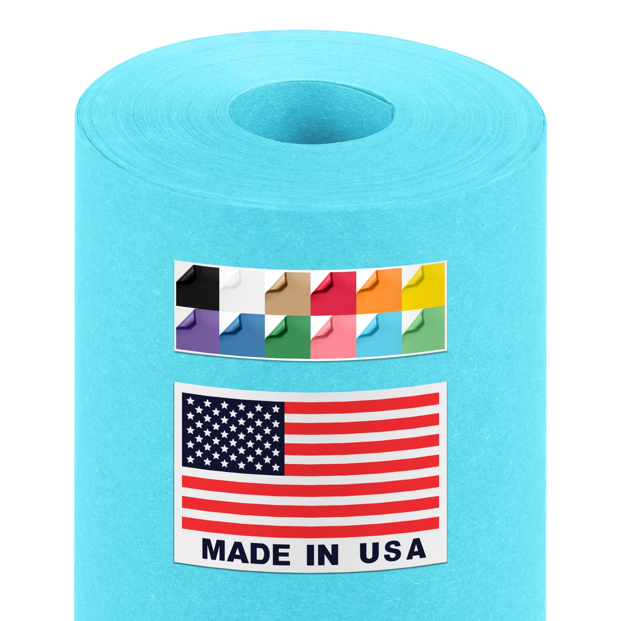 Amazon.com: Paclord USA Made 18" x 1200" Light Blue Paper Roll, 45 lbs ...