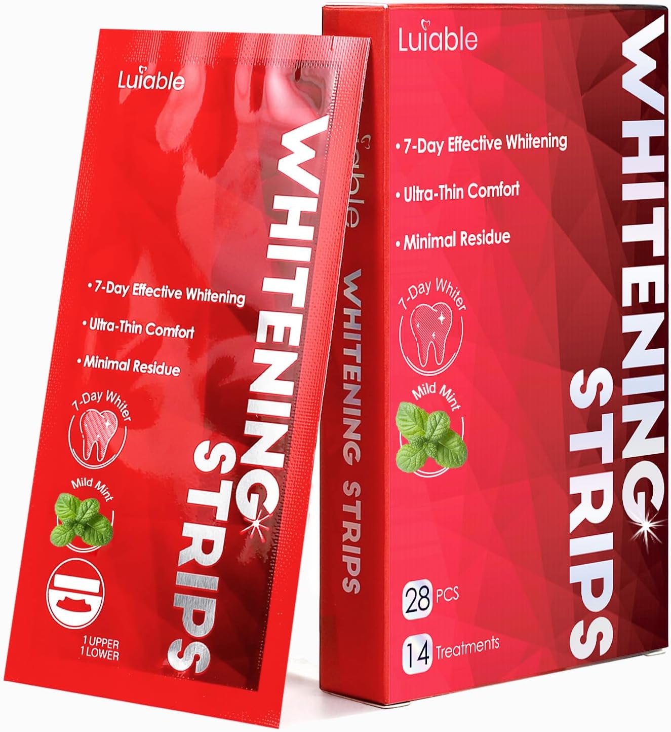 Amazon.com: Teeth Whitening Strips 70 Strips (35 Count Pack) -Extra ...