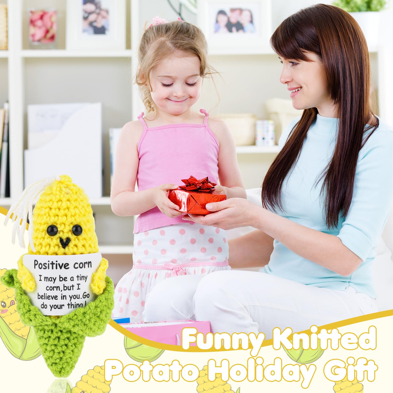 Snapklik.com : Mini Funny Wool Cute Corn Doll Cheer Up Gifts For ...