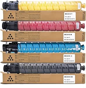 Amazon.com: HOIEAYTON IMC4510 IM C4510 Toner Cartridge High Yield 842526 842529 842528 842527 ...