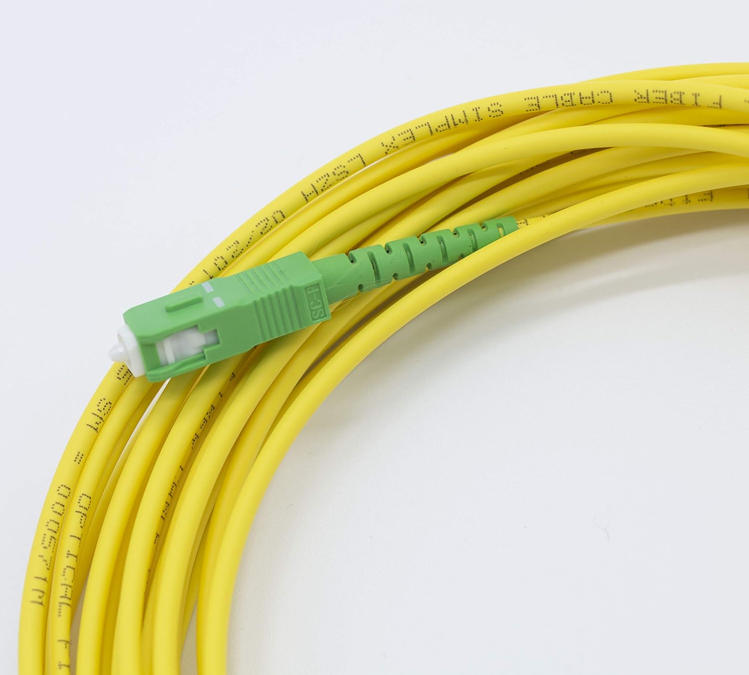 Universal Fiber Optic Cable Yellow – SC/APC to SC/APC Singlemode ...