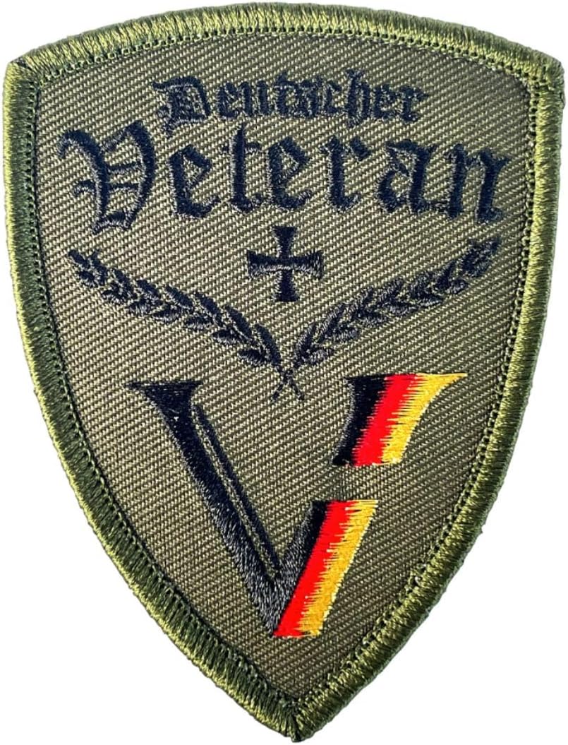 Café Viereck ® Bundeswehr Veteran Patch Gestickt mit Klett - 7 cm x 9 ...