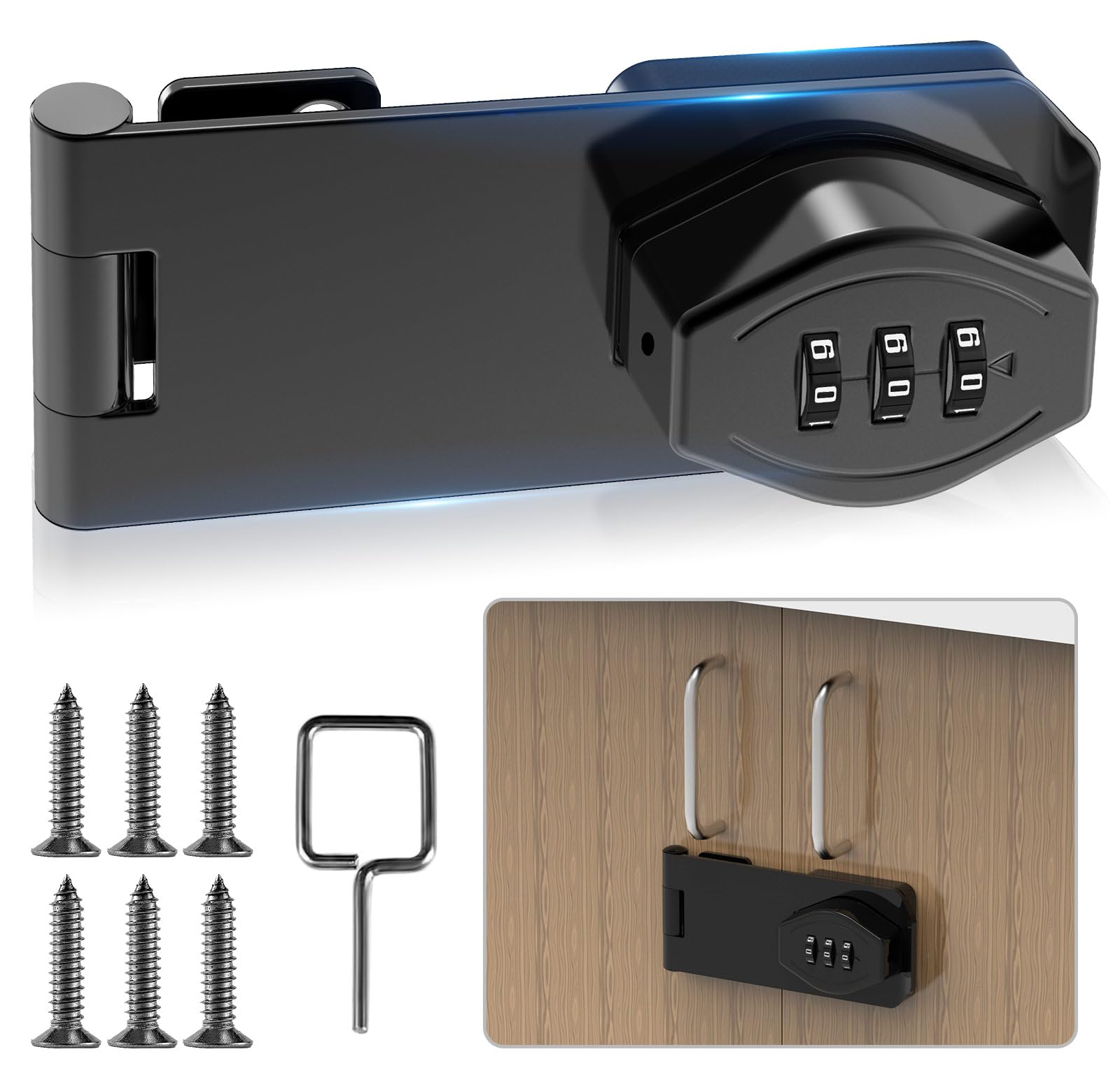 Password Unlocked Smart Cabinet Lock is Safe and Beautiful. Cabinet ...