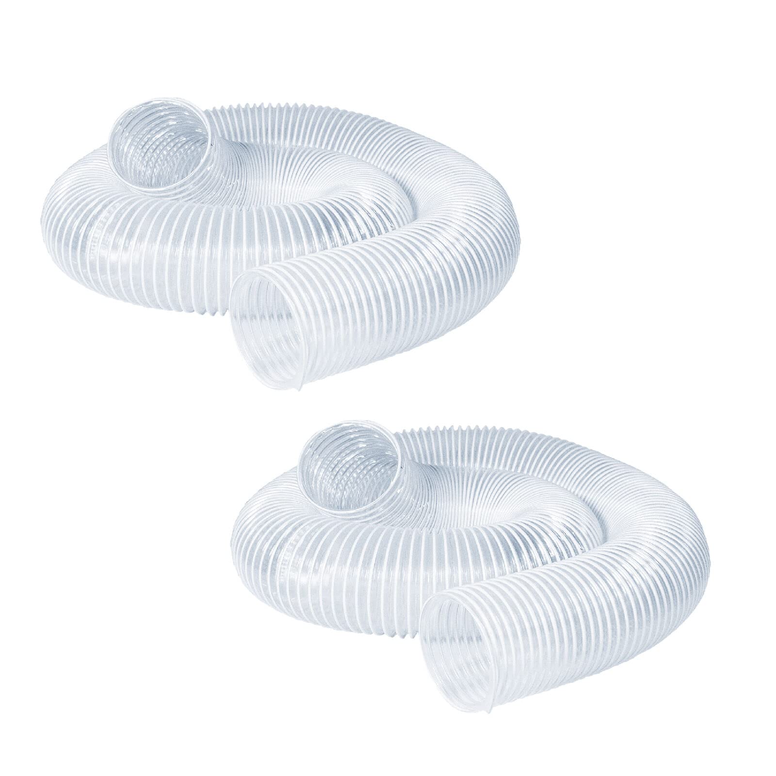 Snapklik.com : POWERTEC 70129-P2 2-1/2 X 10 PVC Dust Collection Hose ...