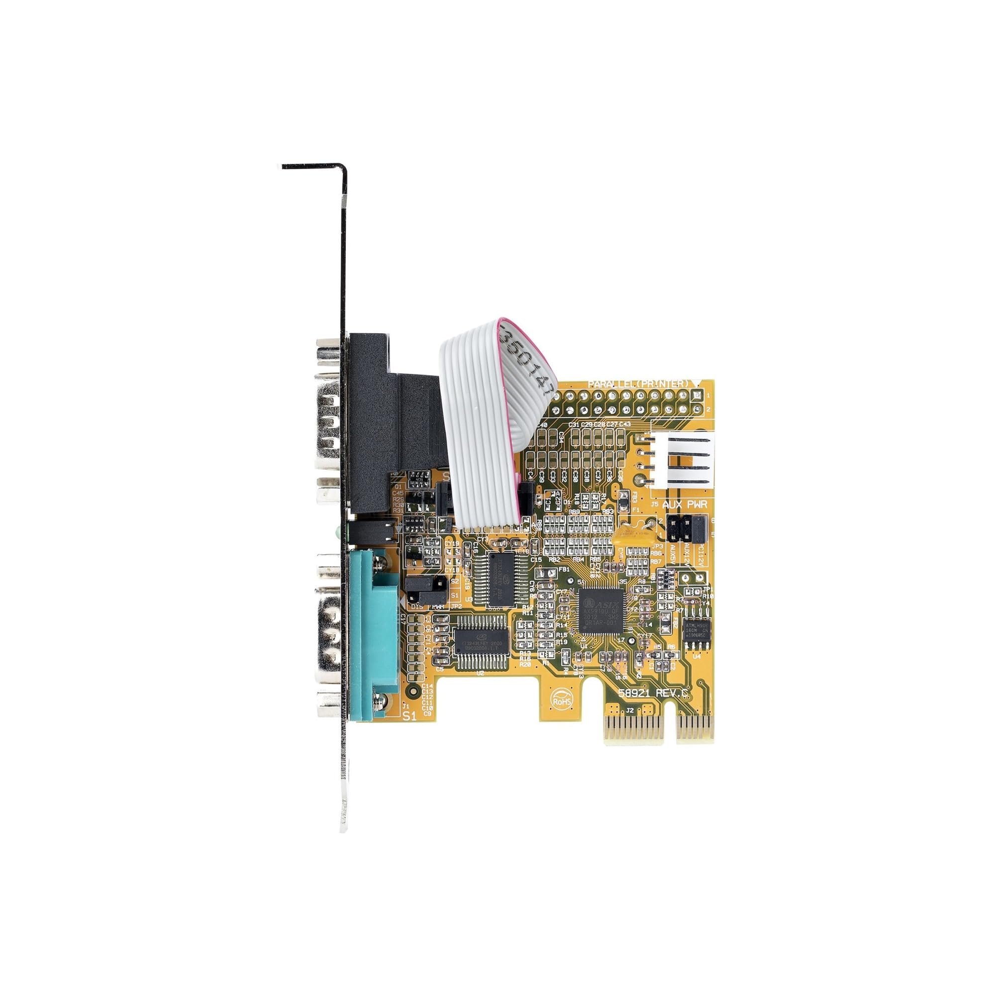 Amazon.com: StarTech.com 2-Port PCI Express Serial Interface Card, Dual ...