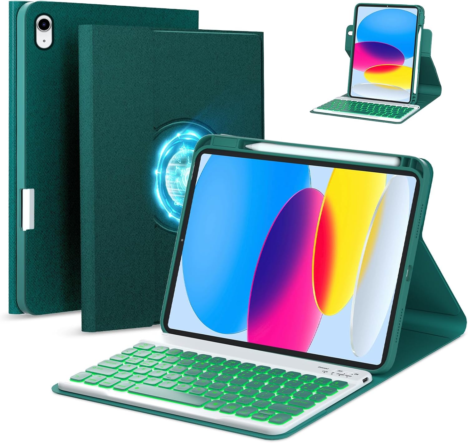 Amazon.com: Keyboard Case for iPad 10th Generation 10.9 inch 2022 ...