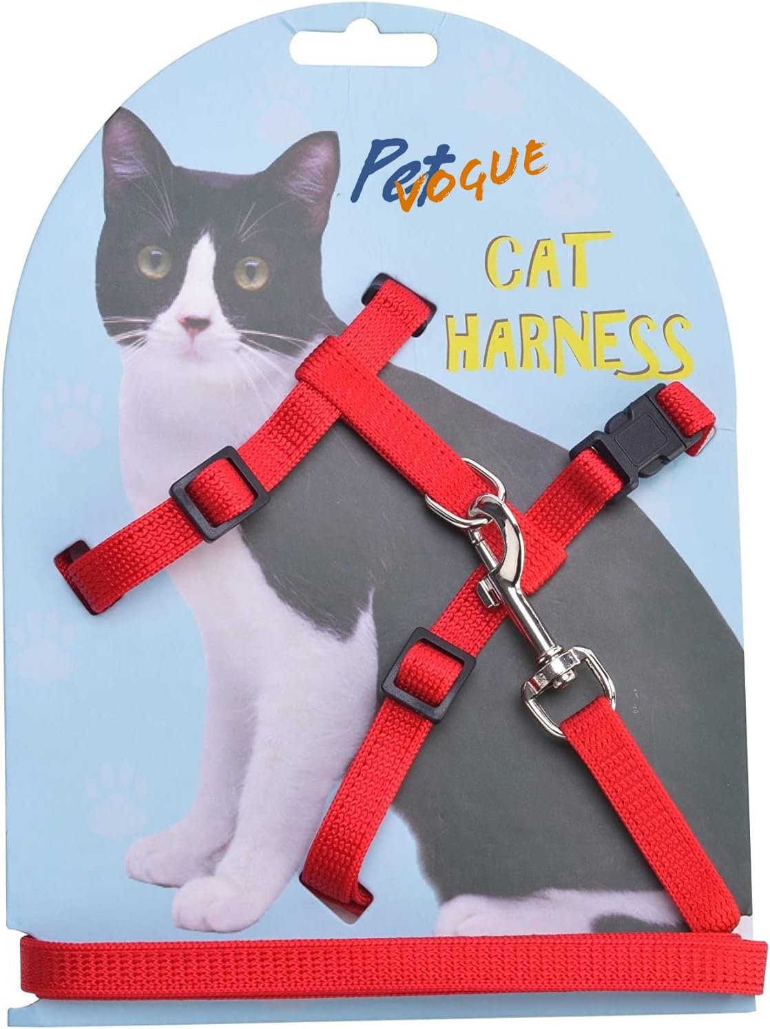 Buraq Basic Full Body Cat Harness with Leash Set for Walking | Escape ...