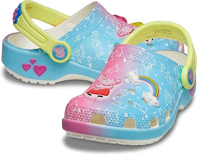 Amazon.com | Crocs Unisex-Child Classic Peppa Pig Clogs (Toddler ...