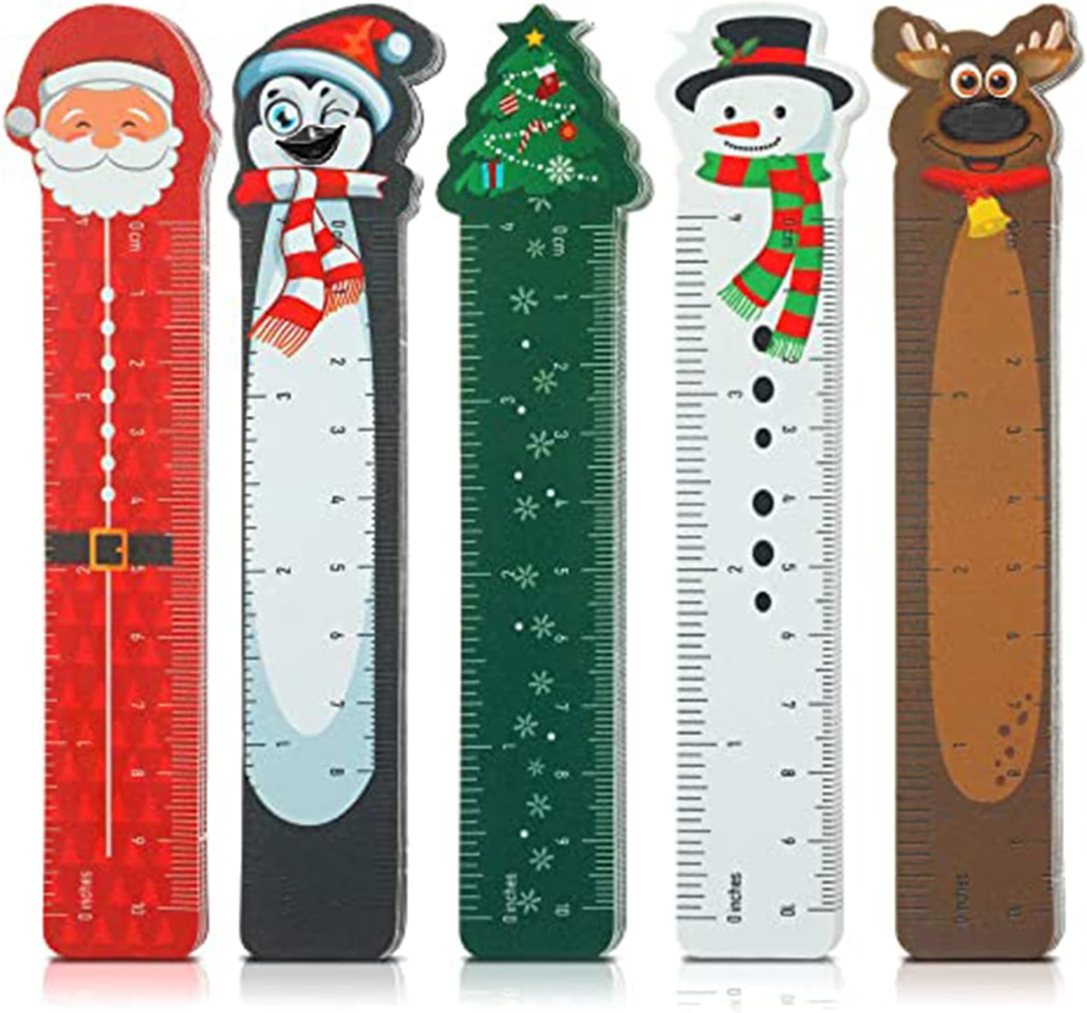 Amazon.com : Outus 60 Pieces Christmas Bookmarks Christmas Character ...