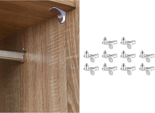 Kitchen Cupboard Shelf Supports, 10pcs Wardrobe Shelf Support Pegs ...