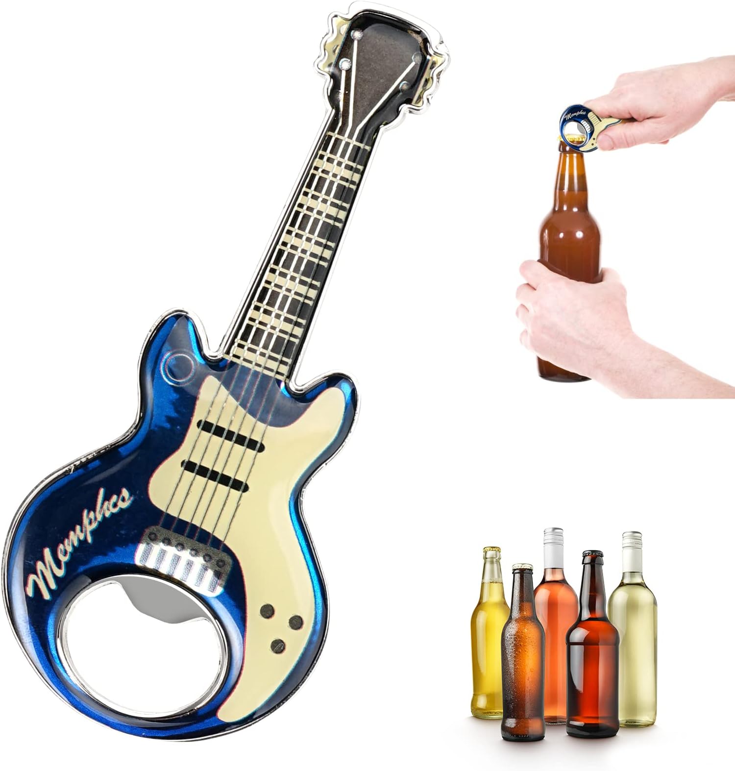 WHC Guitar Décapsuleur Ouvre Bouteille Cadeau Papa Idée Cadeau Homme ...