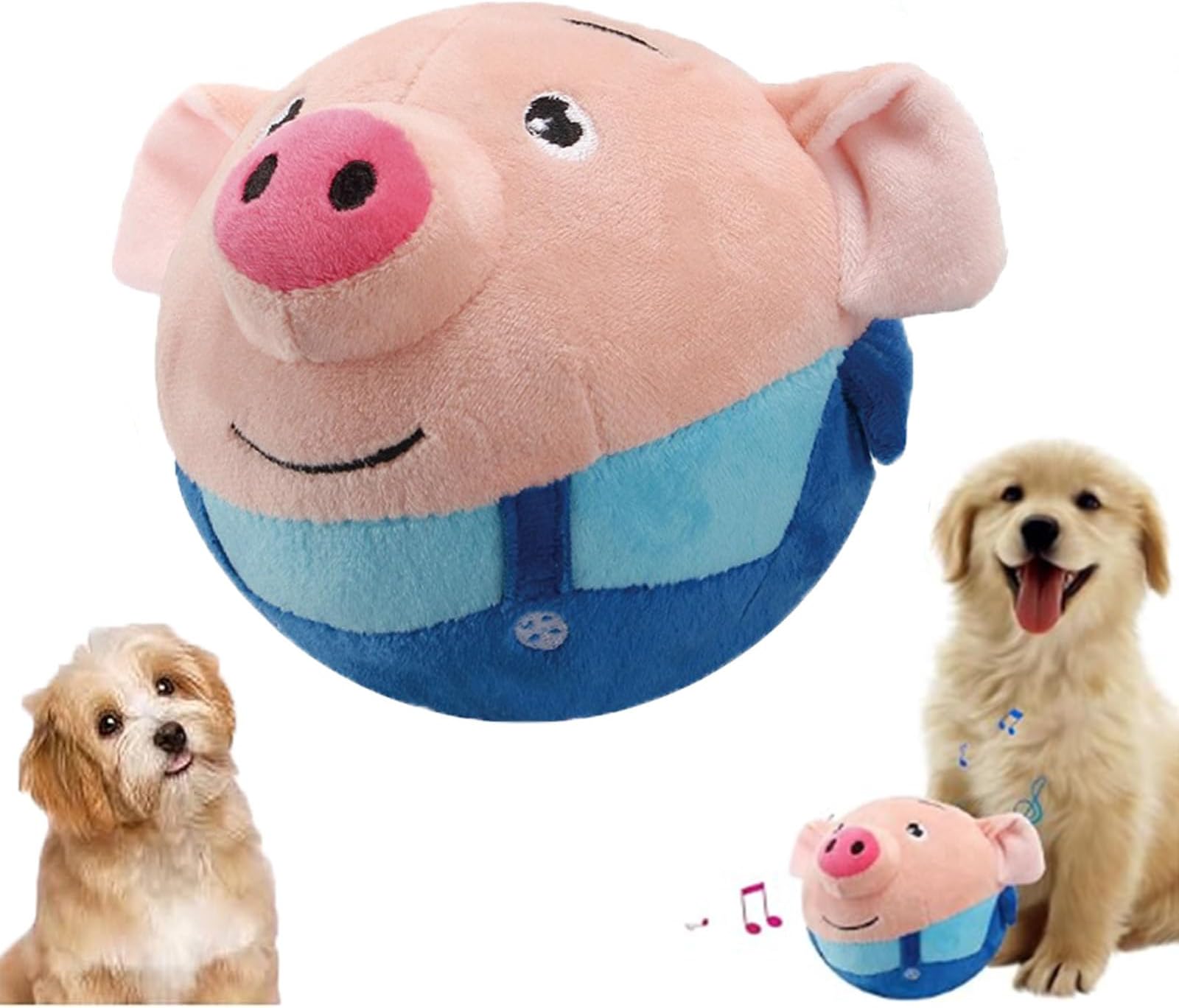 Amazon.com : Cadeya Active Moving Pet Plush Toy, Interactive Dog Toys ...