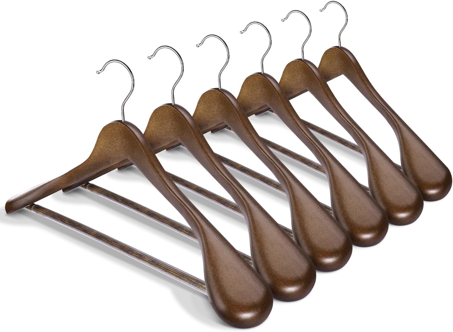 Amazon.com: Wooden Hangers 30 Pack - Top Notch Durable & Slim Coat ...