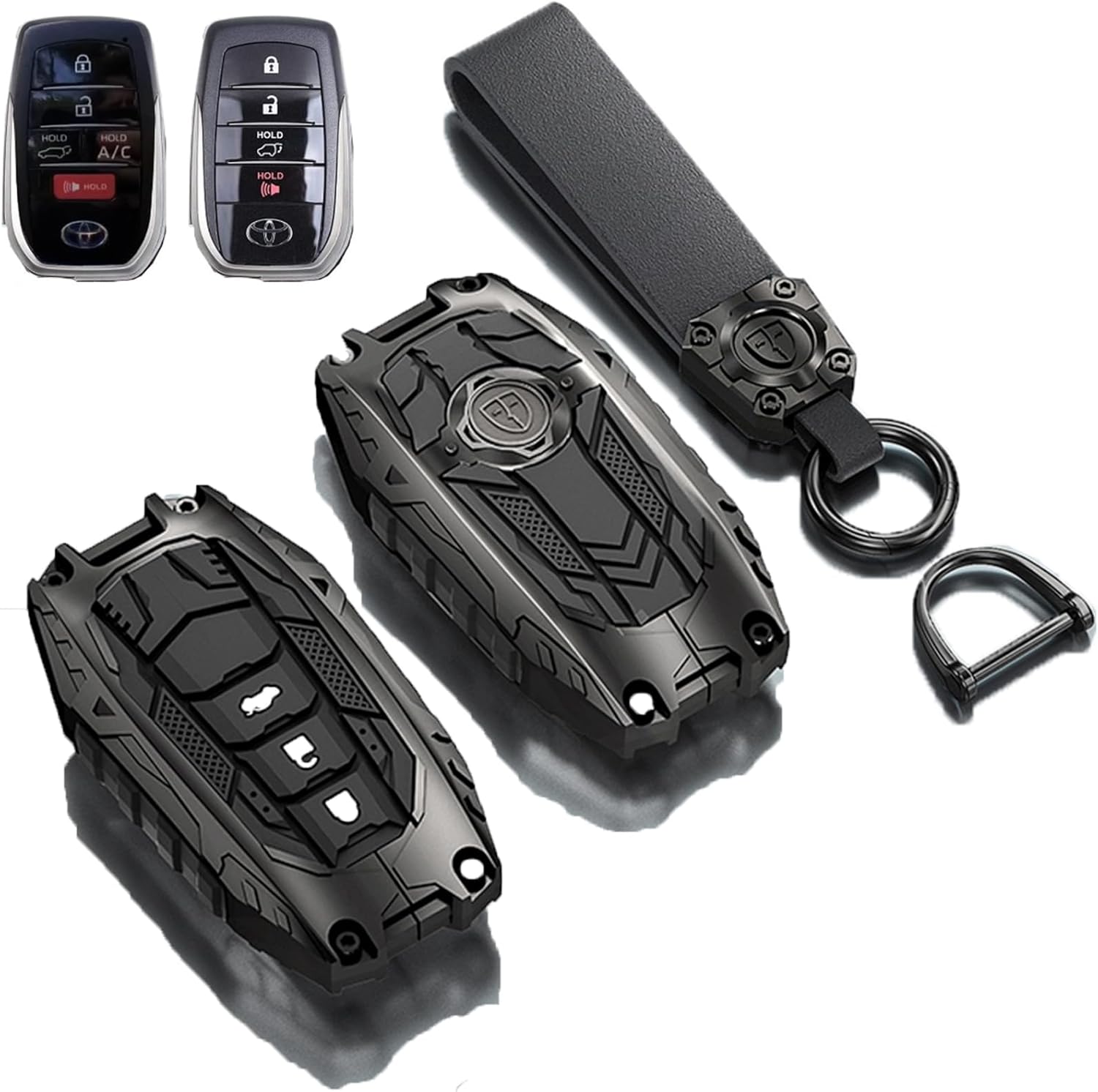 Amazon.com: Heavy Metal Key Fob Cover Case Protector for Toyota,Key ...