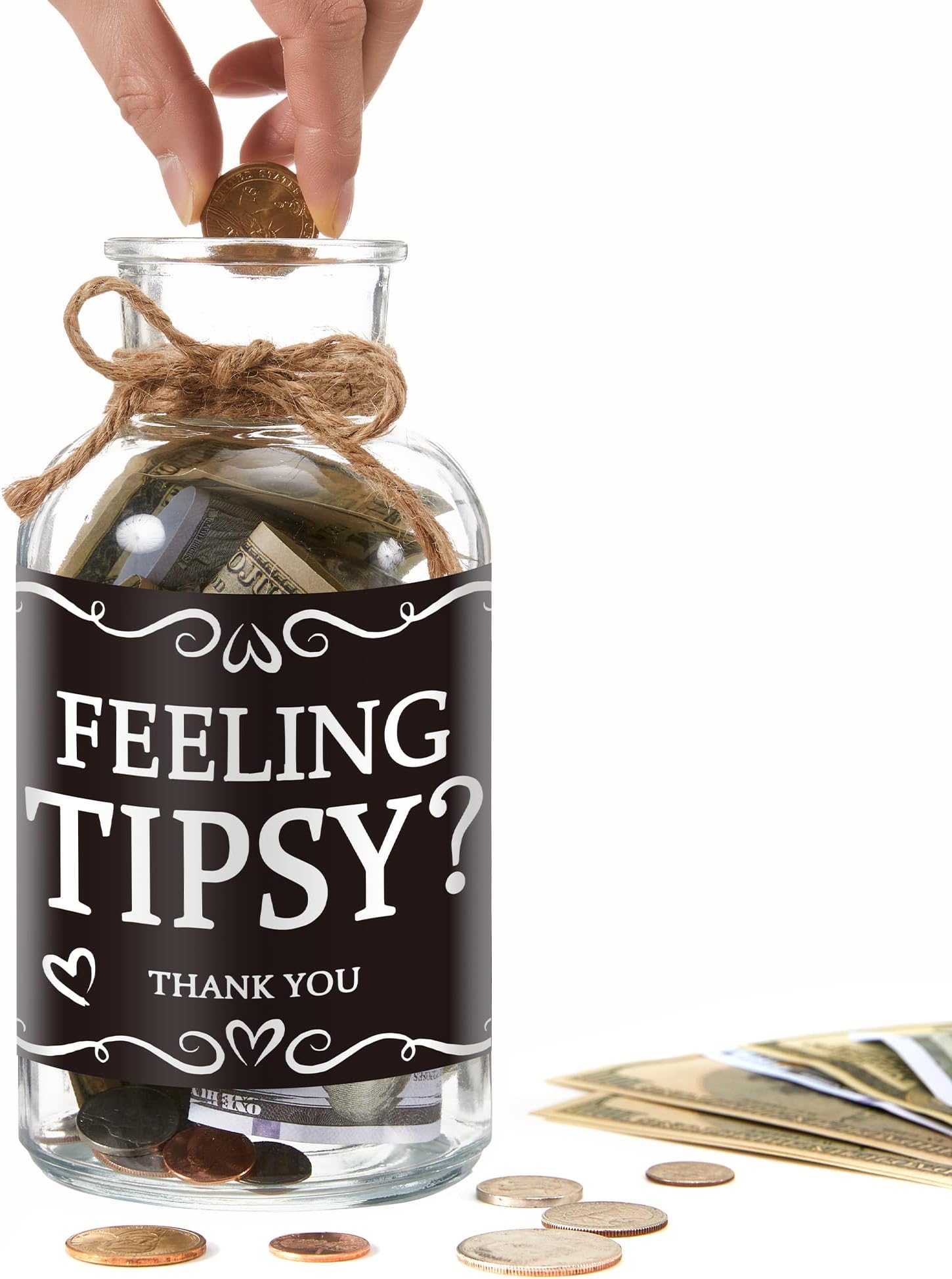 Amazon.com: Tip Jar for Bartenders Money, Musicians Tip Jar for Money ...