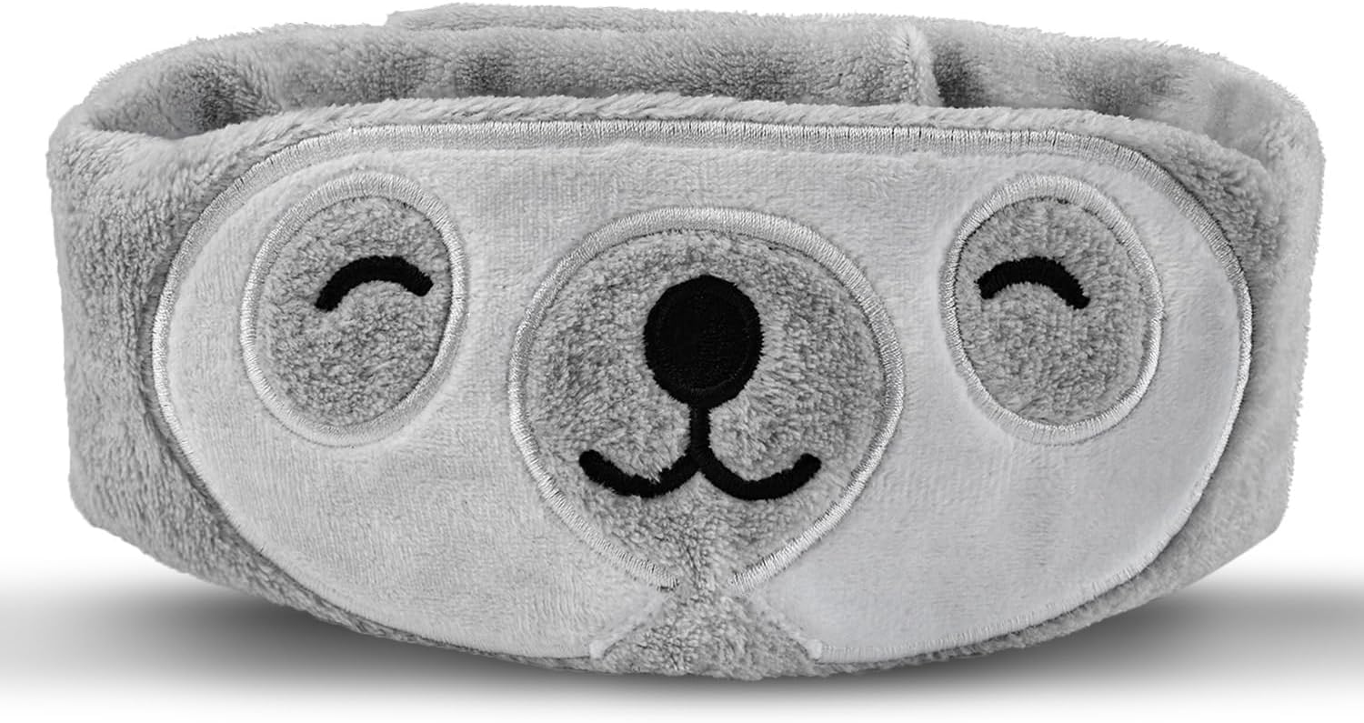 Amazon.com: Cute Sloth Sleeping Mask, Soft Fluffy Plush Blindfold Funny ...