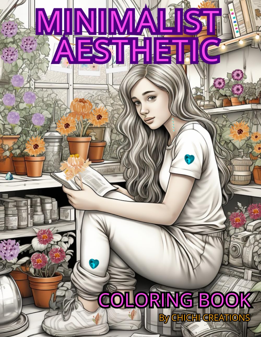 Amazon.com: MINIMALIST AESTHETIC COLORING BOOK: ART OF BASIC DESIGNS ...