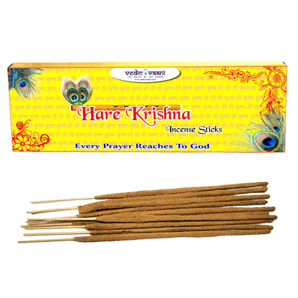Vedic Vaani Hare Krishna Incense - 100 GMS : Amazon.in: Home & Kitchen