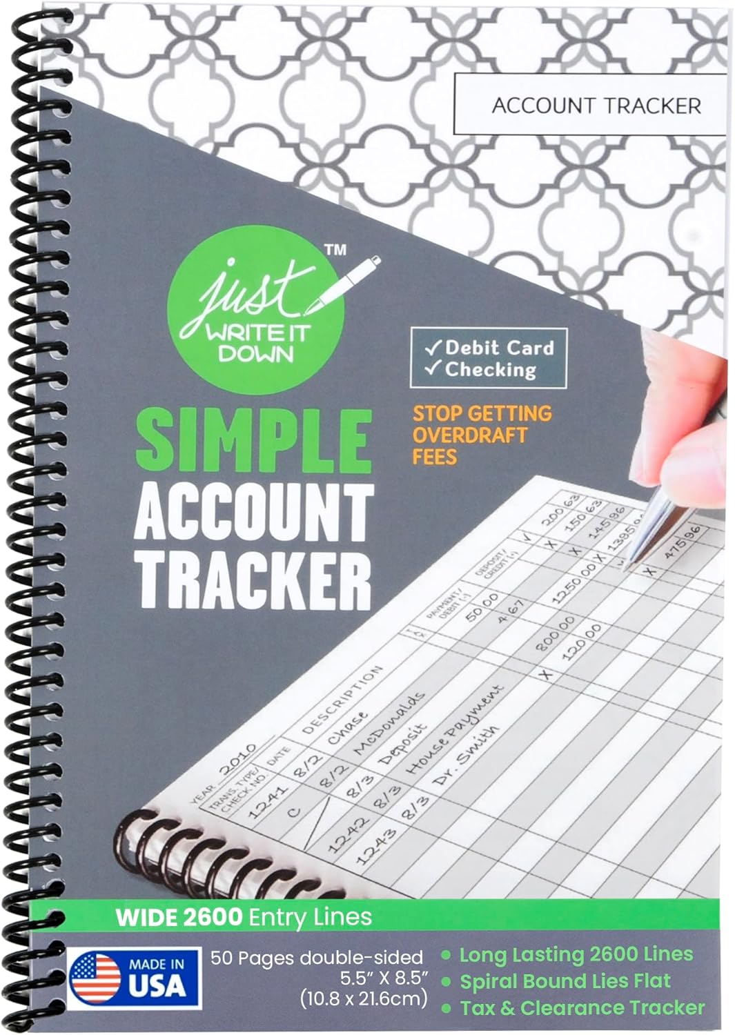 Amazon.com : The Superior Register's Premium Check Book Register ...