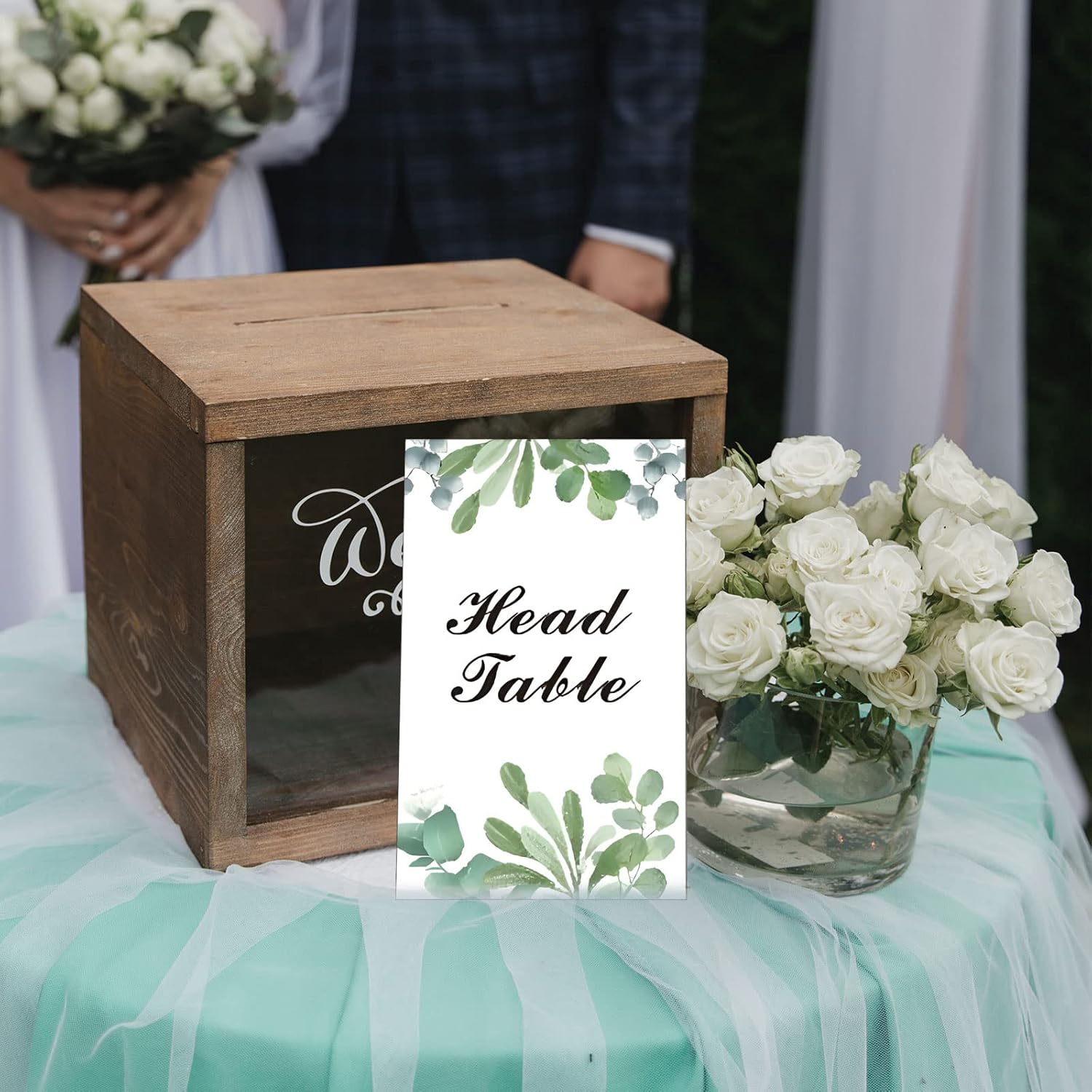 BLMHTWO Table Numbers Double Sided Table Number Cards Wedding Place ...