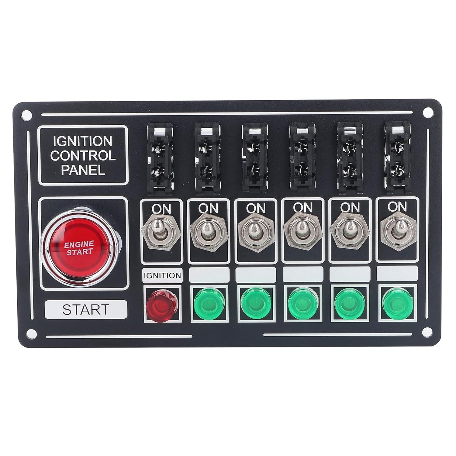 12V Ignition Switch Panel, 6 Speed Racing Car Ignition Starter Switches ...