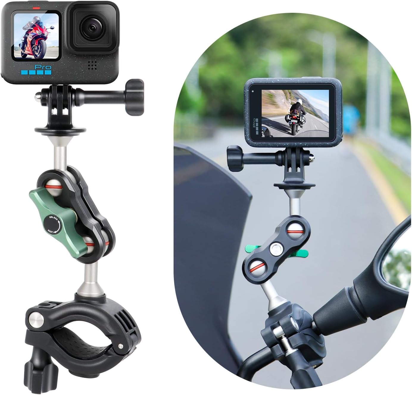 Amazon.com: MINGVEN Bike Bracket Bicycle Mount Holder for DJI Osmo ...
