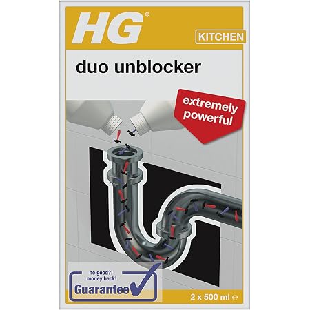 HG Kitchen Drain and Plug Unblocker, Effective & Natural Formula ...