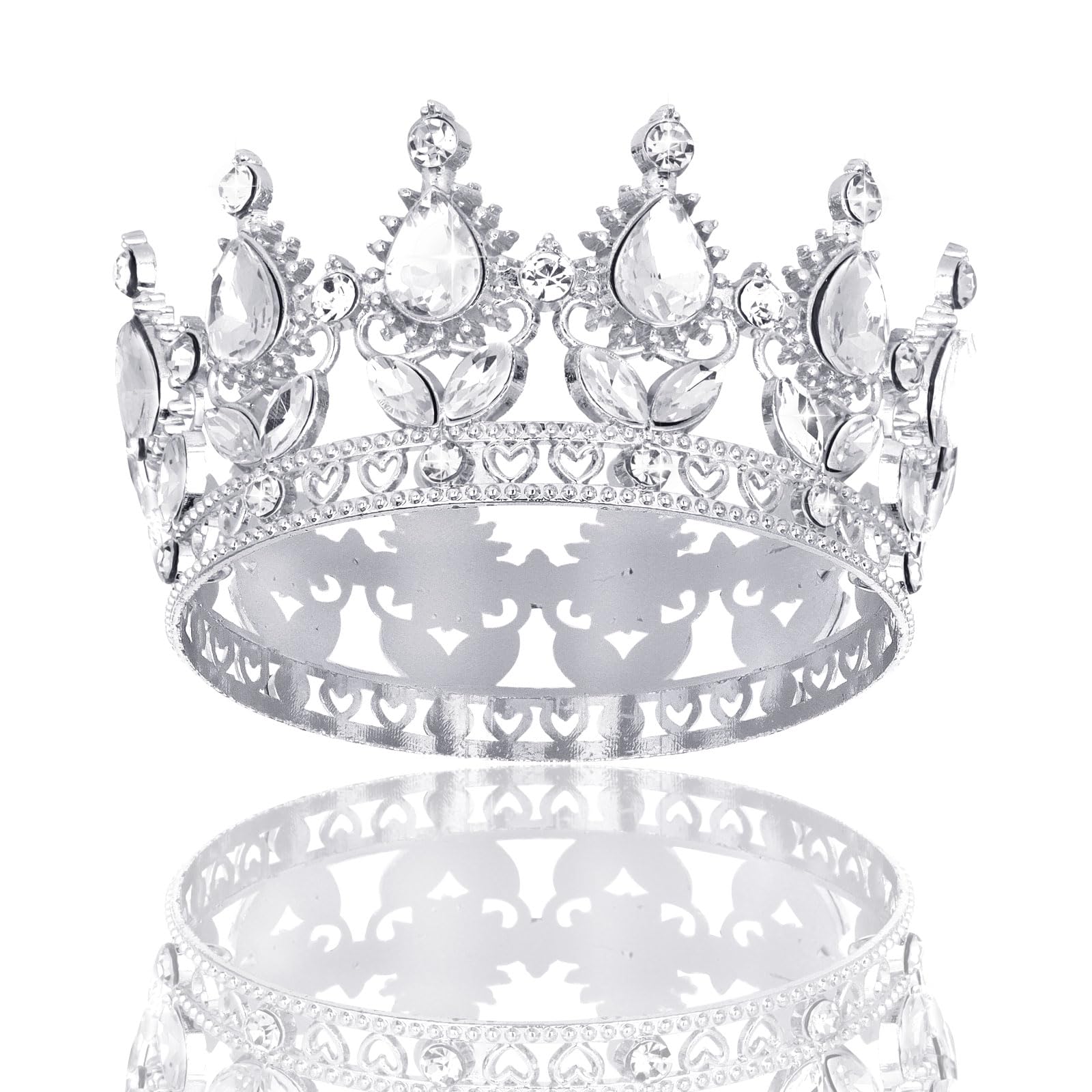 Silver Crown For Flower Bouquet