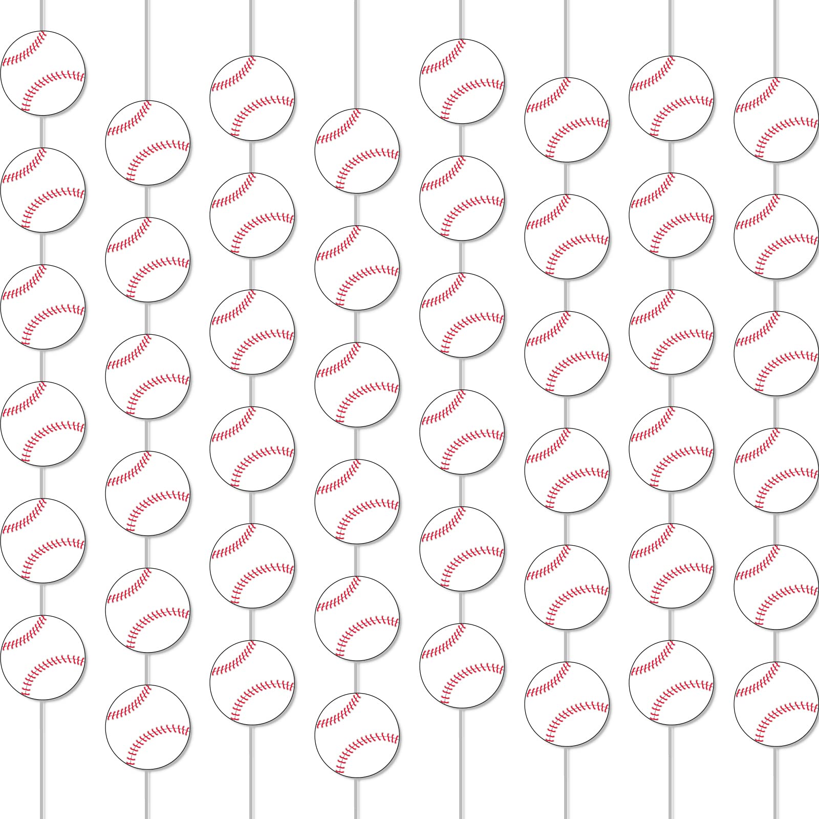 Amazon.com: 8 Packs Baseball Party Banners Baseball Garland Kit ...