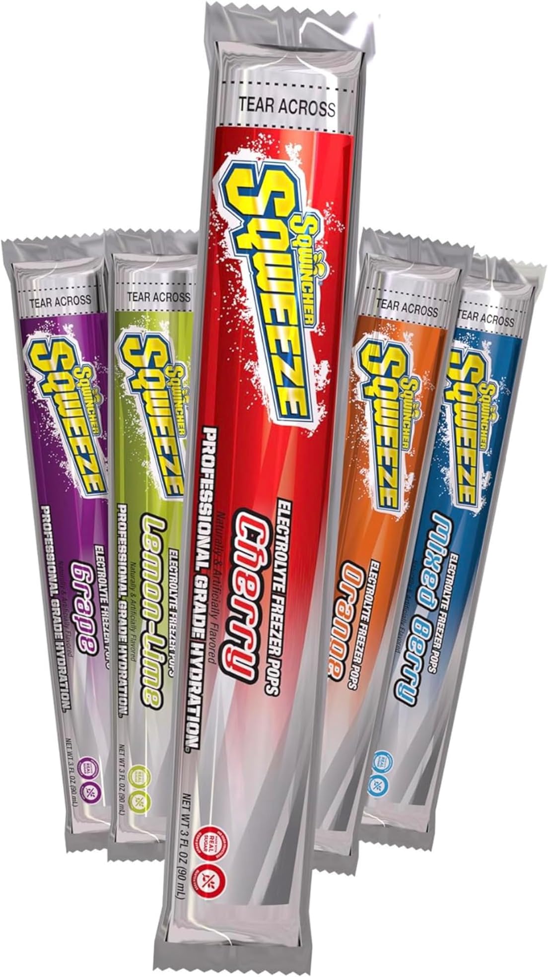 Amazon.com : 300 pack of Sqweeze Freezer Popsicles - Electrolyte ...