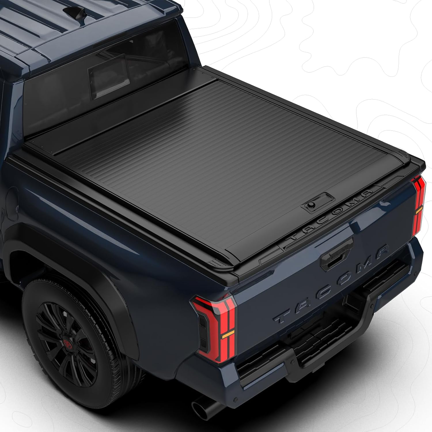 Amazon.com: LOX ROX Retractable Hard Truck Bed Tonneau Cover for Tacoma ...
