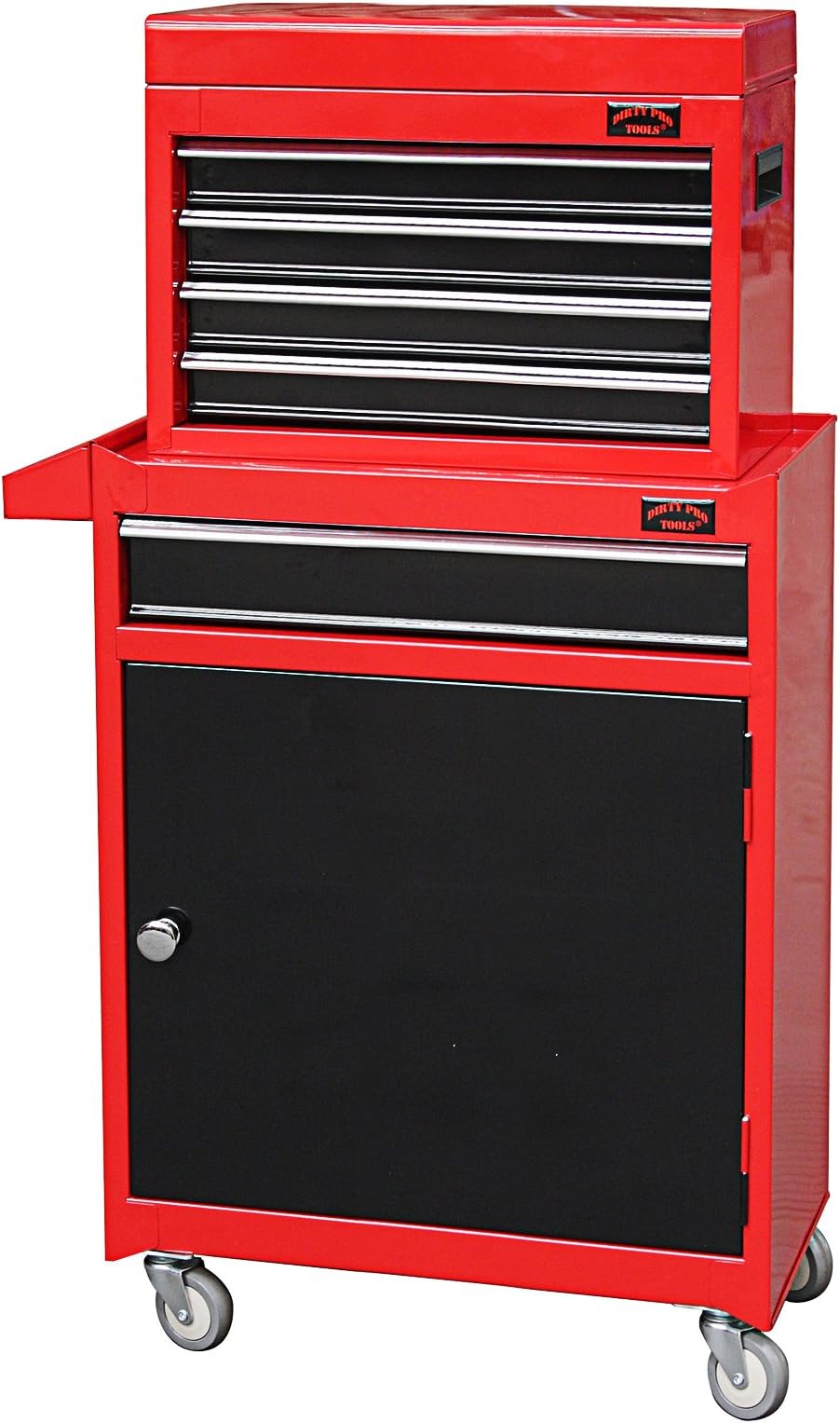 US PRO Mechanics Steel Chest Tool Box Roller Cabinet 13 Drawers … (red ...