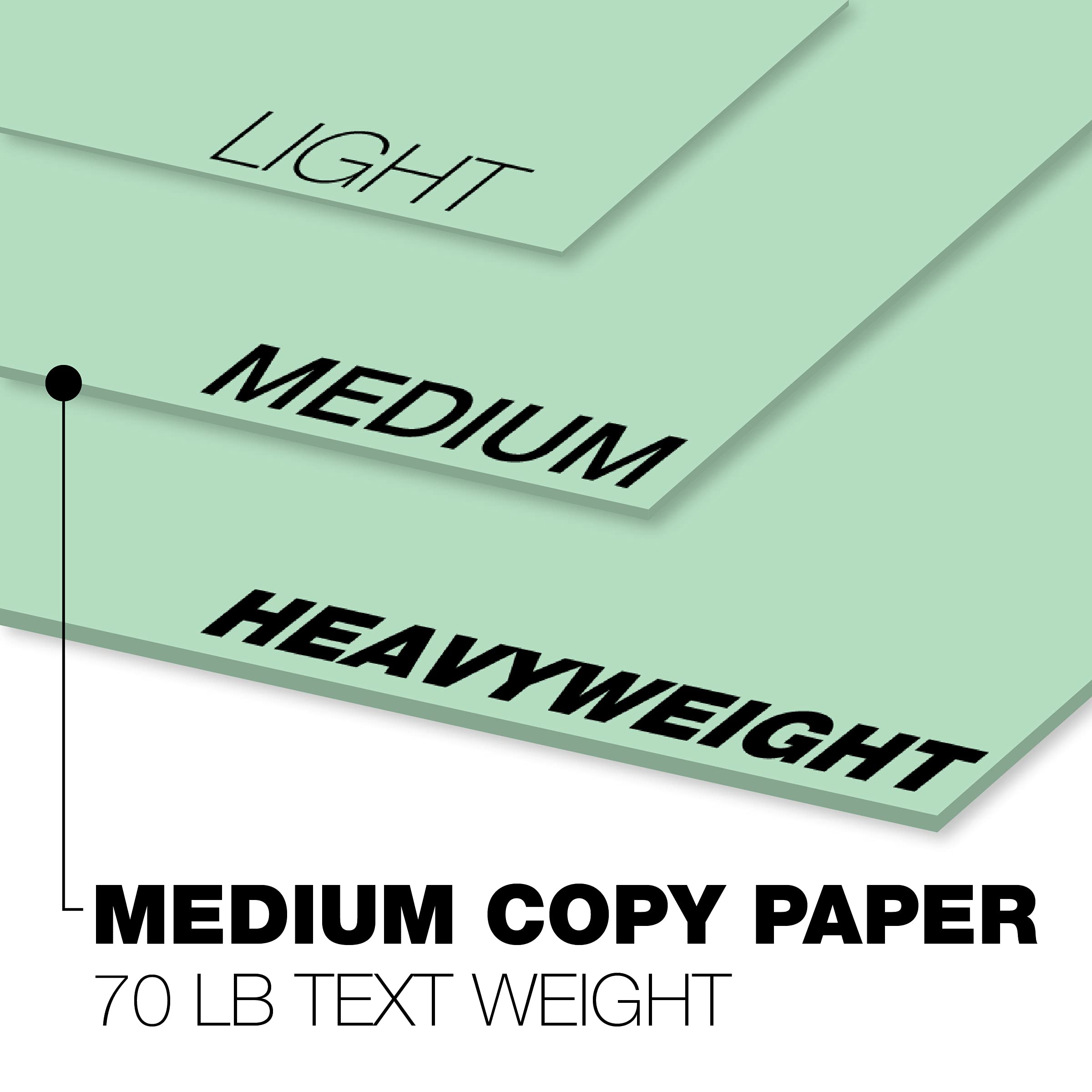 Snapklik.com : Springhill 11” X 17” Green Copy Paper, 28lb Bond/70lb ...