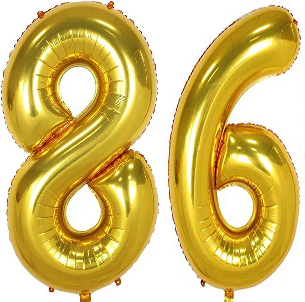 Amazon.com: 40inch Gold Foil 94 Helium Jumbo Digital Number Balloons ...