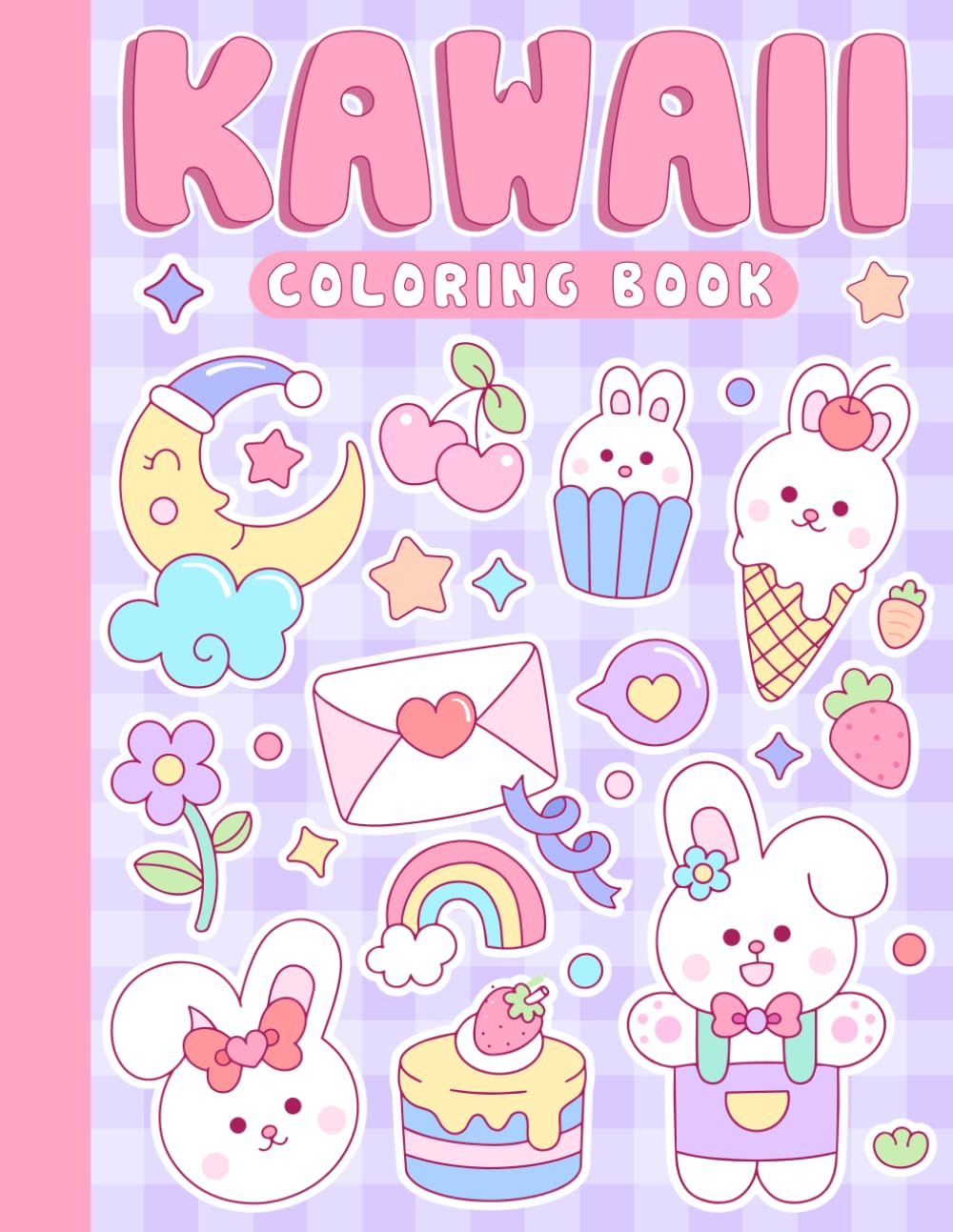 Kawaii Coloring Book For Kids: Pretty Cute Kawaii Coloring Pages for ...